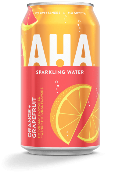 Aha Orange + Grapefruit Sparkling Water Review | Seltzer Nation