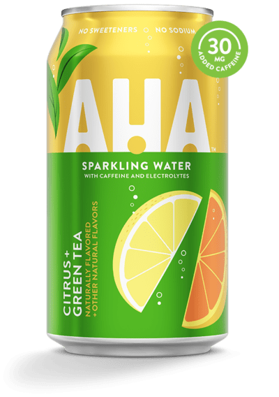 Aha Citrus + Green Tea Sparkling Water Review | Seltzer Nation