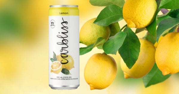 Carbliss Lemon Vodka Seltzer Cocktail Review | Seltzer Nation