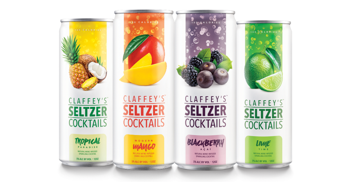 Claffey's Seltzer Cocktails Wine-Based Hard Seltzers | Seltzer Nation