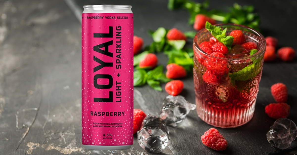 Loyal Light + Sparkling Raspberry Vodka Seltzer Review | Seltzer Nation