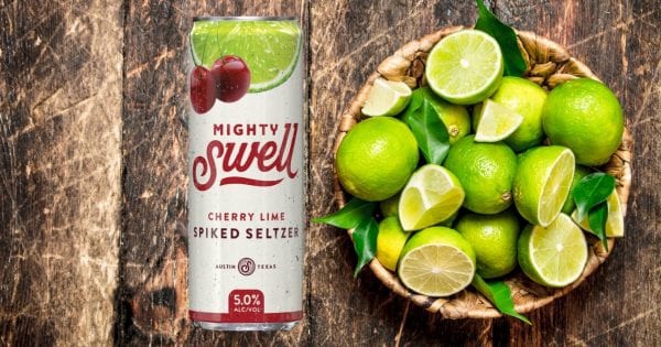 Mighty Swell Cherry Lime Spiked Seltzer Review | Seltzer Nation