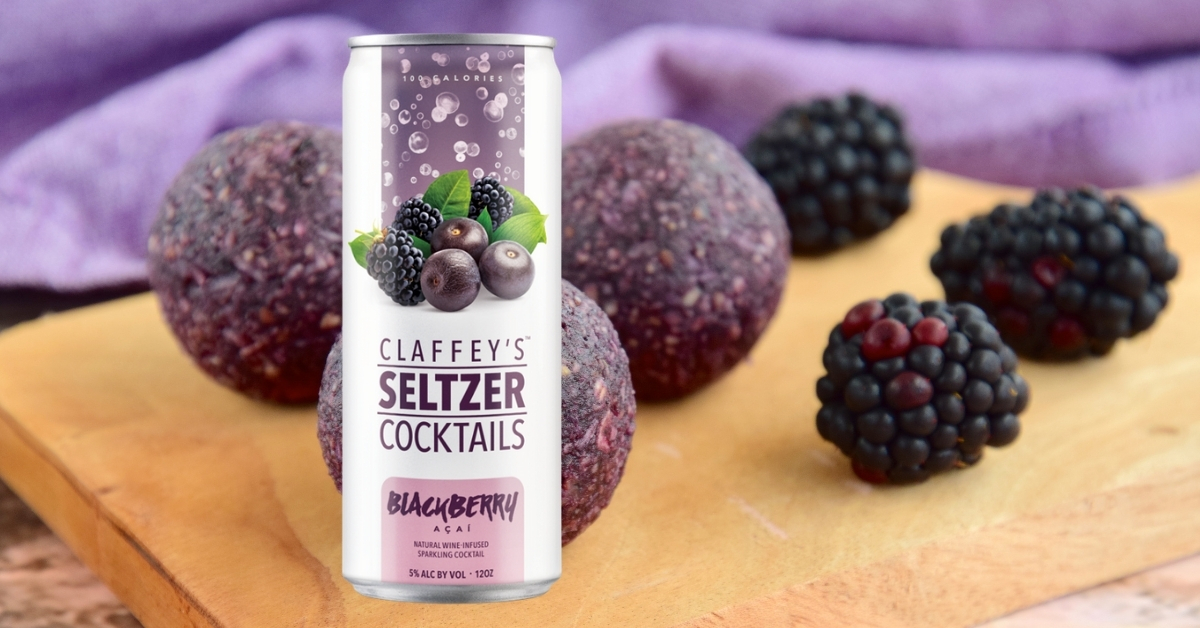 Claffey's Blackberry Acai Seltzer Cocktail Review | Seltzer Nation