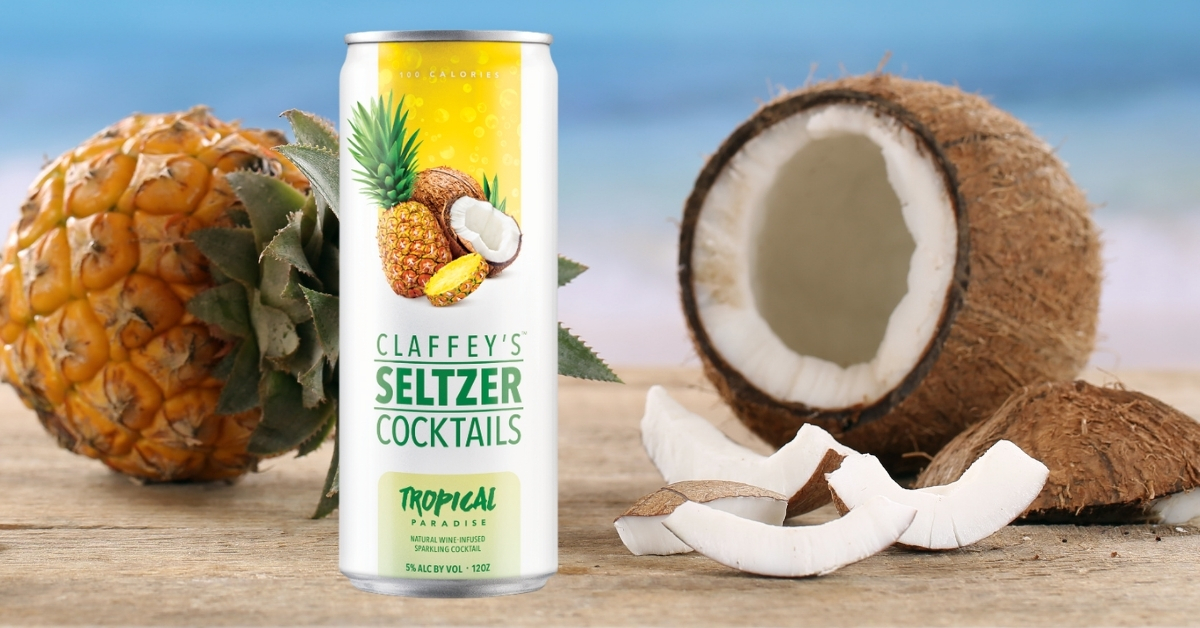 Claffey's Tropical Paradise Seltzer Cocktail Review | Seltzer Nation