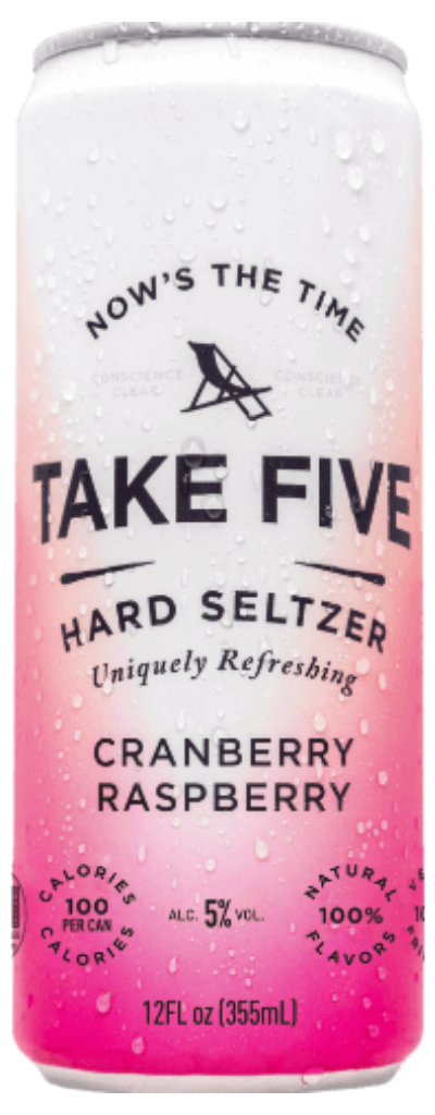 TAKE FIVE Cranberry Raspberry Hard Seltzer Review | Seltzer Nation
