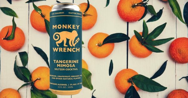 Monkey Wrench Tangerine Mimosa Seltzer Cocktail