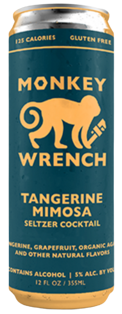 Monkey Wrench Tangerine Mimosa Seltzer Cocktail