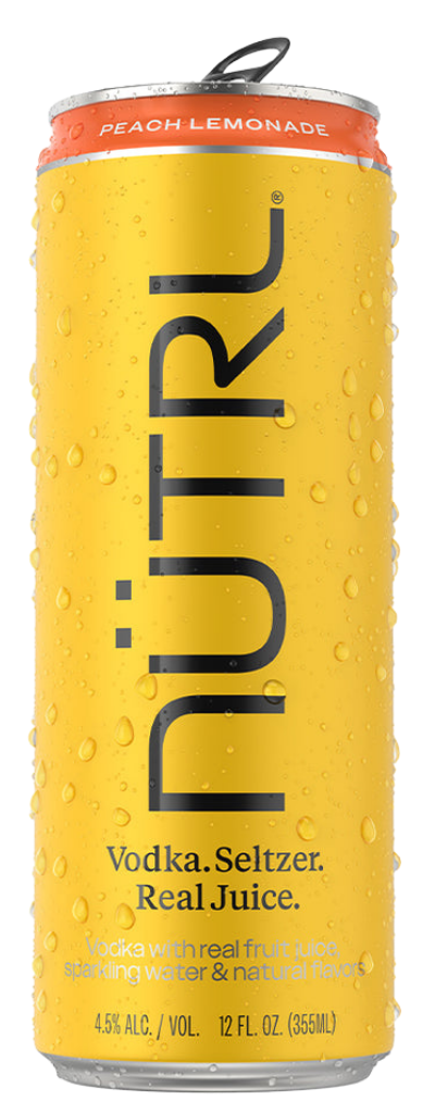 NÜTRL Vodka Seltzer Peach Lemonade