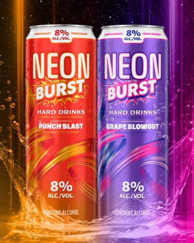 New 8% ABV Neon Burst Hard Drinks - Seltzer Nation