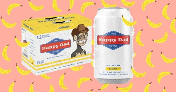 Happy Dad Banana Hard Seltzer