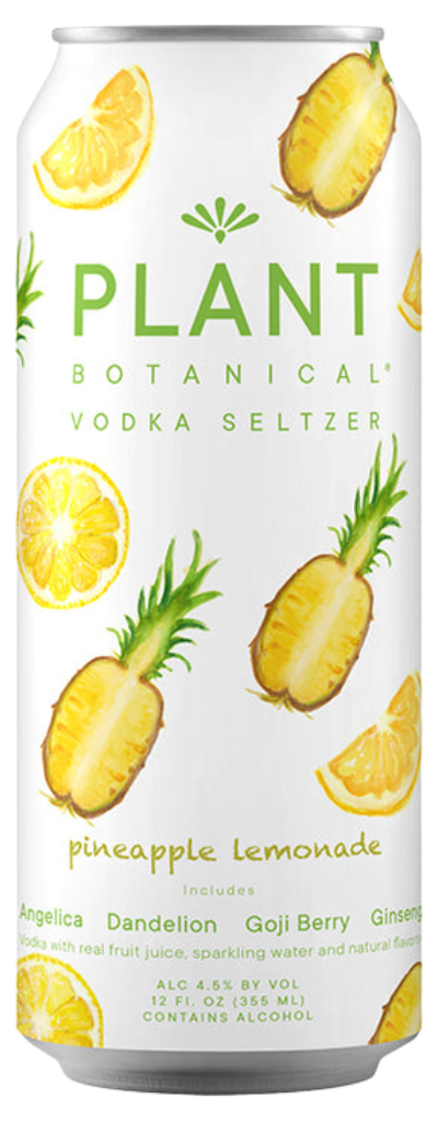 Plant Botanical Vodka Seltzer Pineapple Lemonade
