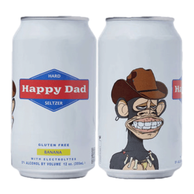 Happy Dad Banana Hard Seltzer