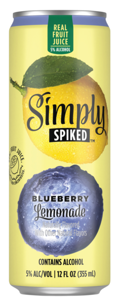 Simply Spiked Lemonade Hard Seltzer Blueberry Lemonade