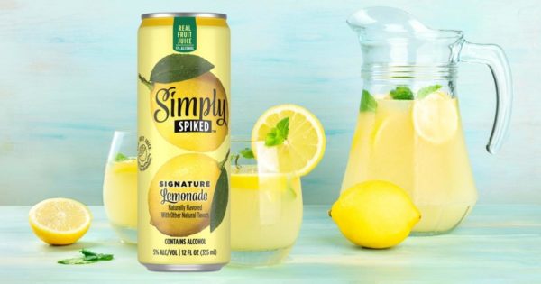 Simply Spiked Lemonade Hard Seltzer Review: Signature Lemonade ...