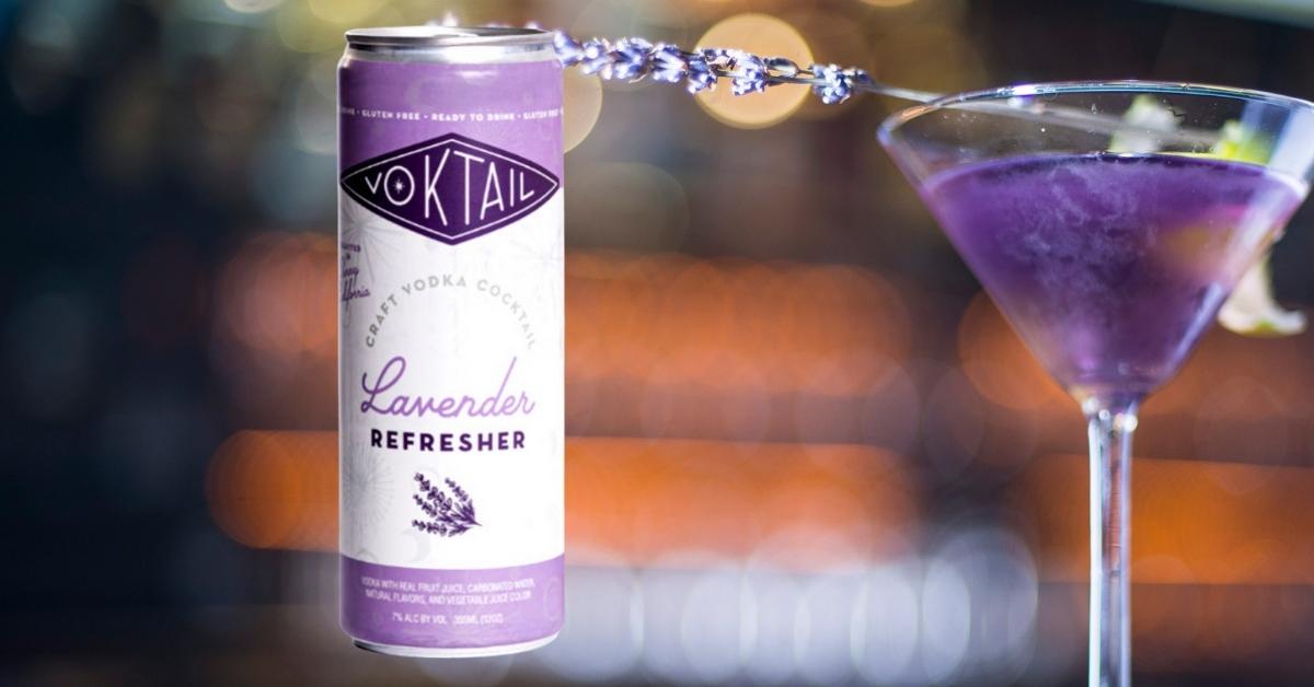 Voktail Craft Vodka Cocktails Lavender Refresher