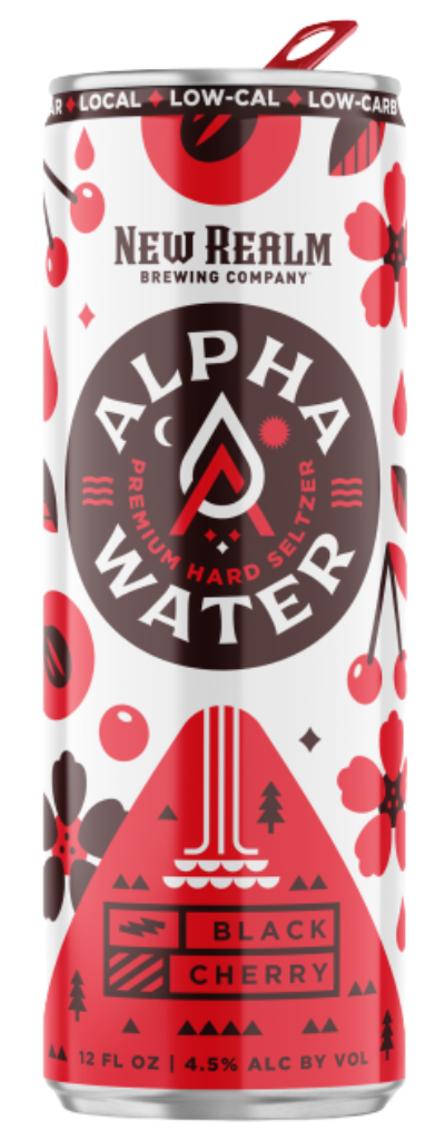 Alpha Water Black Cherry Hard Seltzer