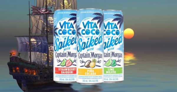 Vita Coco Spiked with Captain Morgan Available Now