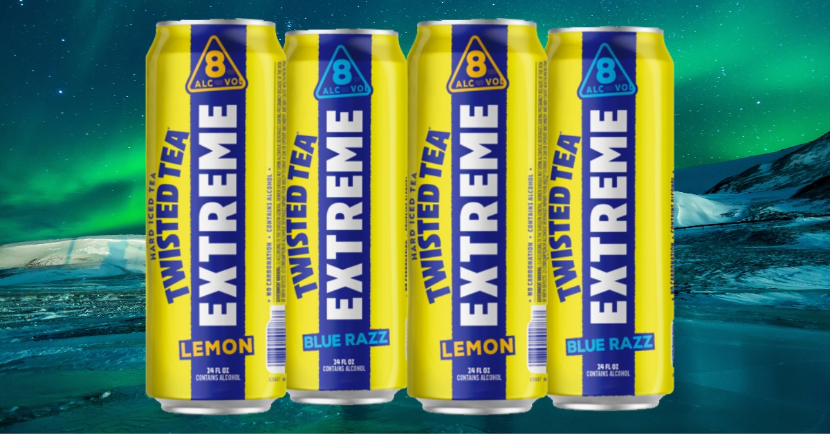 Twisted Tea Extreme with 8% ABV