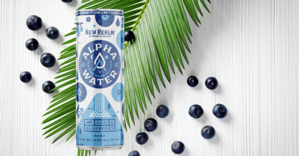 Alpha Water Acai Blueberry Hard Seltzer Review