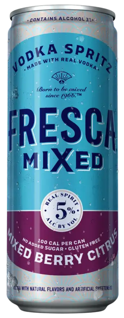 Fresca Mixed Vodka Spritz Mixed Berry Citrus Review