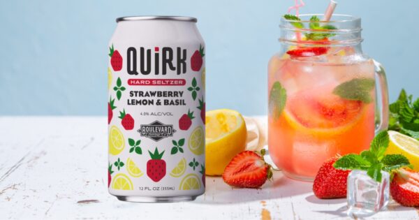 Quirk Hard Seltzer Strawberry Lemon & Basil Review